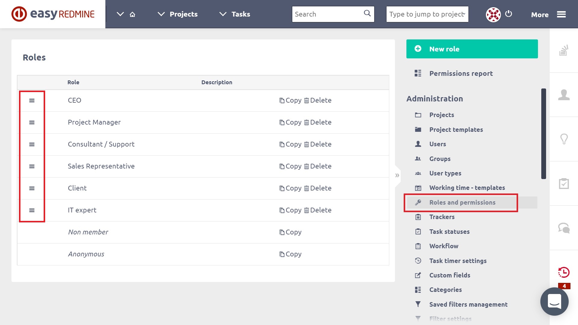 Roles and permissions - Easy Redmine Roles and permissions - Easy Redmine